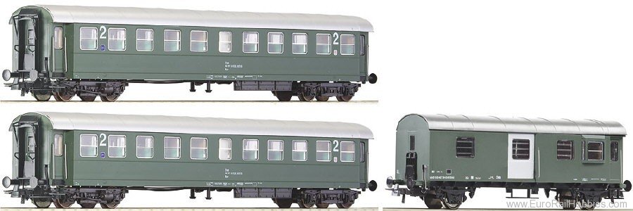 Roco 64079 HO OBB 3 piece set Passenger car