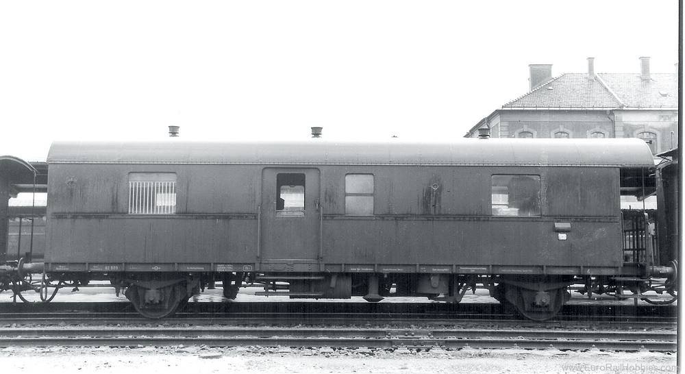 Roco 64245 HO BBO Post/mail car, type N28