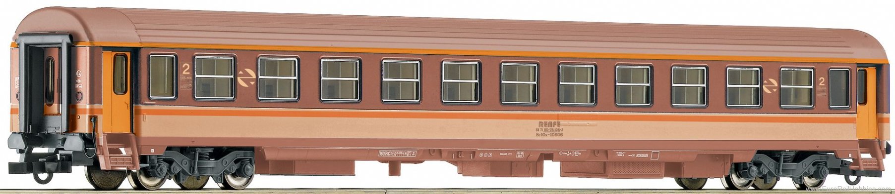 Roco 64414 HO RENFE Corail Bc10x Slumber coach 2nd