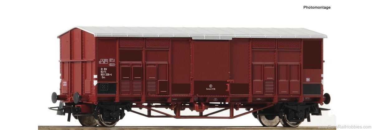 Roco 6600014 HO Pitched roof wagon, FS