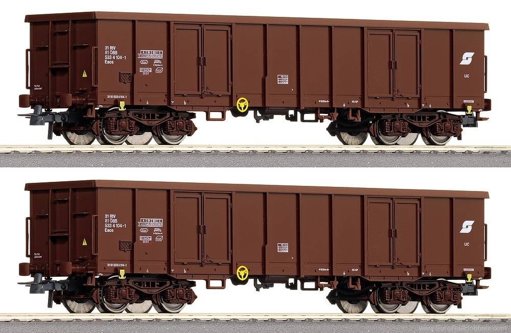 Roco 66076 HO OBB Set Gondola 2 pcs type Eaos