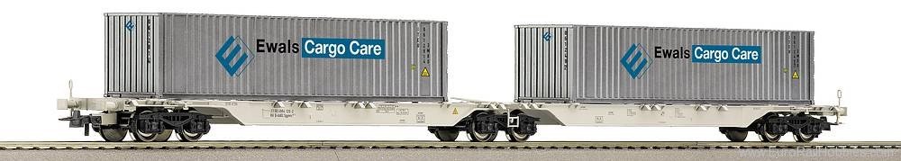 Roco 66568 HO AAE Container-Douple carrier wagon,