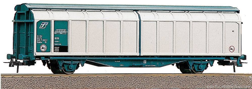 Roco 66579 HO Sliding wall freight wagon, FS