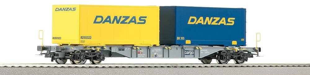 Roco 66621 HO SBB Flat car for containers of the