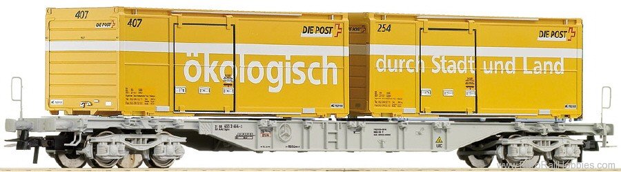 Roco 66658 HO Containertragwagen SBB