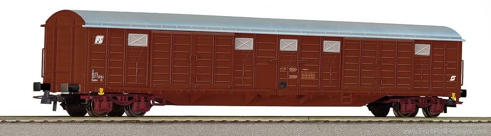Roco 66802 HO FS Boxcar 4-axle type Gabs, brown