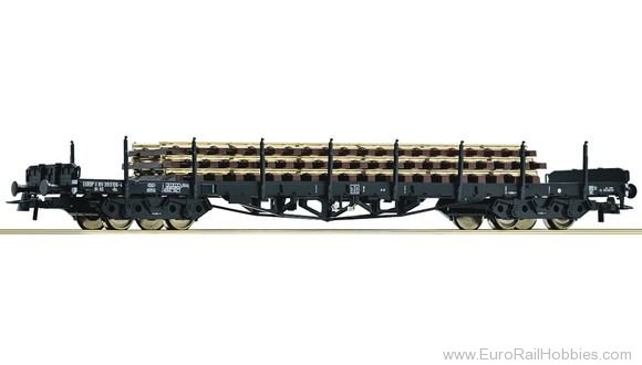 Roco 66964 HO NS Bogie Stake Wagon with Track Load