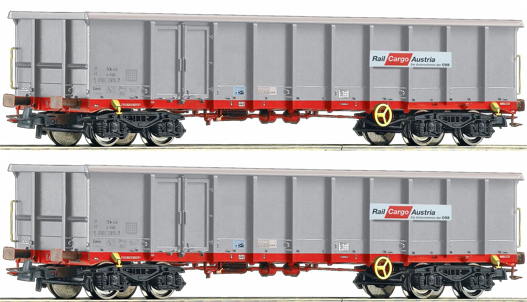 Roco 67041 HO Two-piece set: Gondolas of the OBB