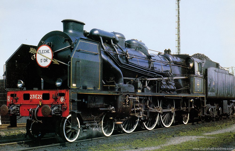 Roco 68306 HO Steam locomotive series 231 E SNCF