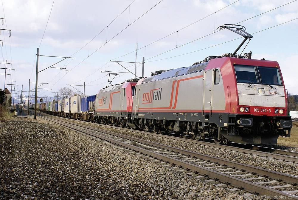 Roco 68510 HO Electric Locomotive BR 185.2 Crossrail