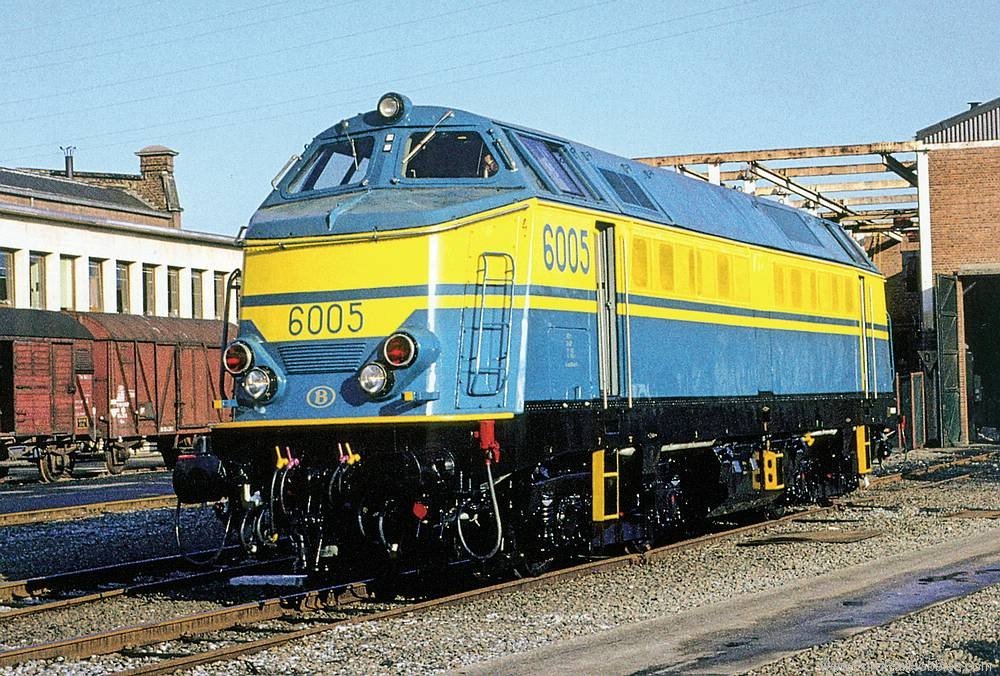 Roco 68893 HO SNCB Diesel locomotive class 60, blue,