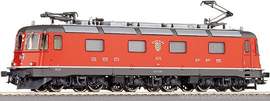 Roco 69736 HO Electric Locomotive Re6/6 rot Schw.