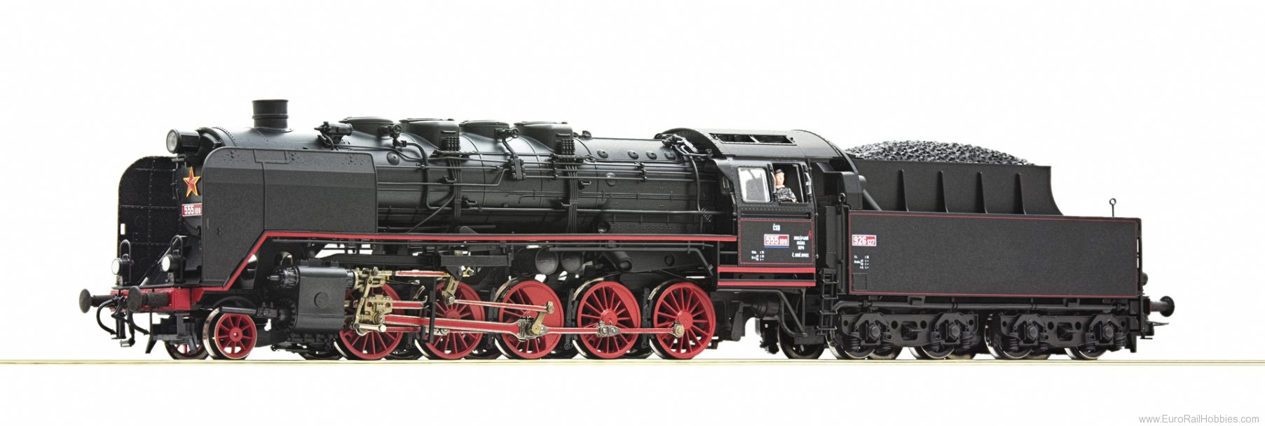 Roco 70273 HO CSD Steam locomotive 555 109