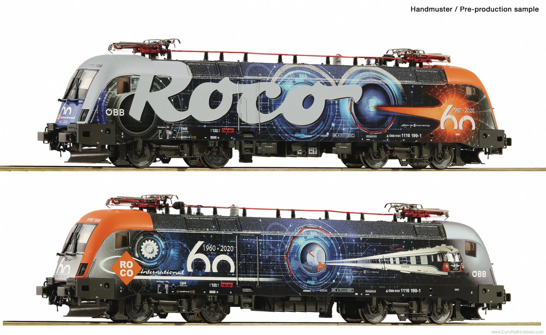Roco 70486 HO Electric loco class 1116 ''60 years