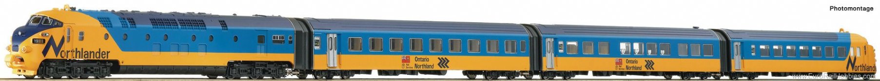 Roco 72067 HO ONR Diesel multiple unit Northlander