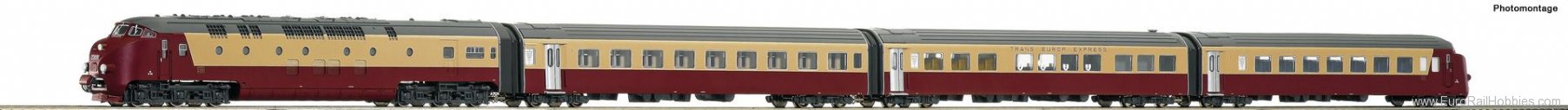 Roco 72069 HO TEE Diesel railcar DE IV, NS (DCC w/Sound)