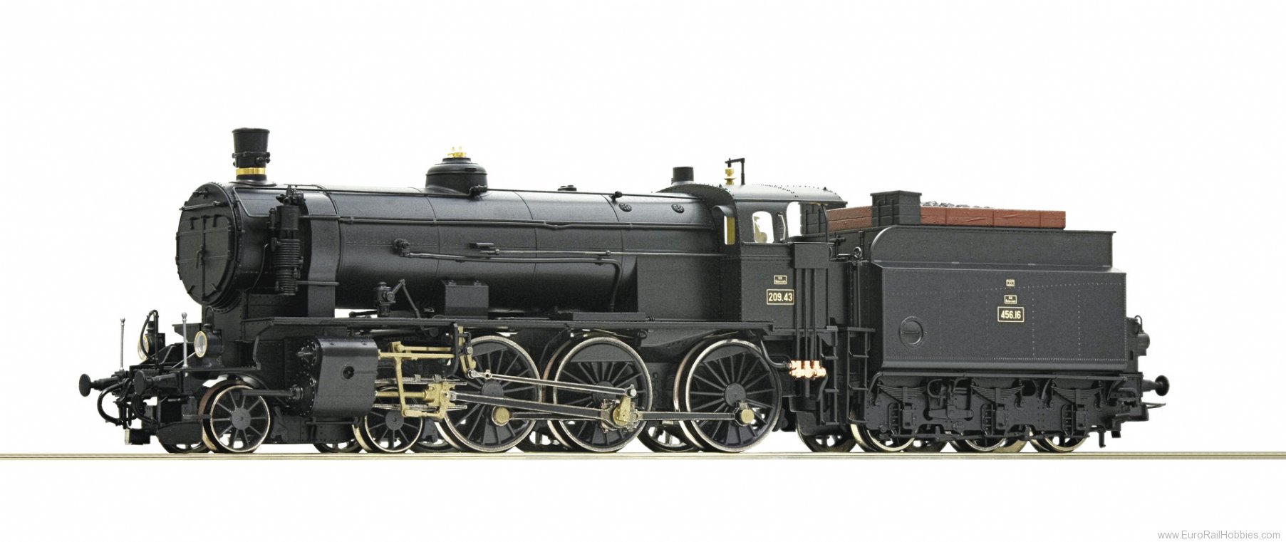 Roco 72109 HO BBÖ Steam locomotive 209.43 (DCC w/Sound)