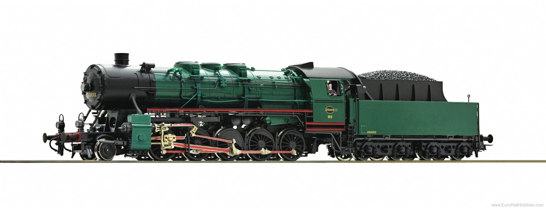 Roco 72147 HO SNCB Steam Locomotive class 25 (Digital