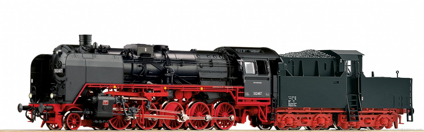 Roco 72175 HO Steam Locomotive 50 2487, DB (DCC w/Sound)