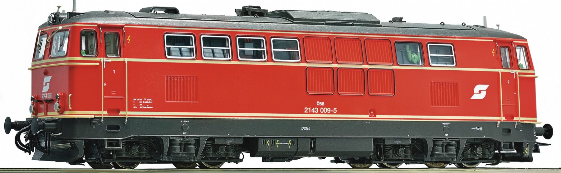 Roco 72719 HO Diesel locomotive Rh 2143, OBB (Digital