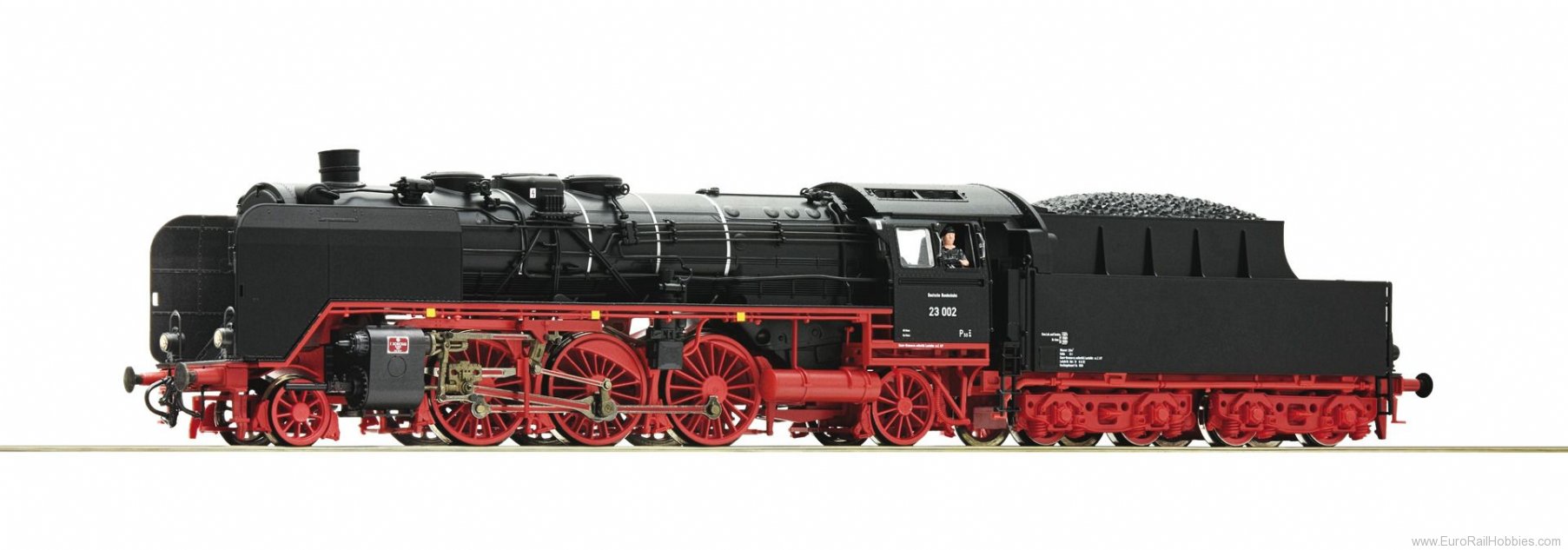 Roco 73019 HO Steam locomotive 23 002, DB (DCC w/Sound)