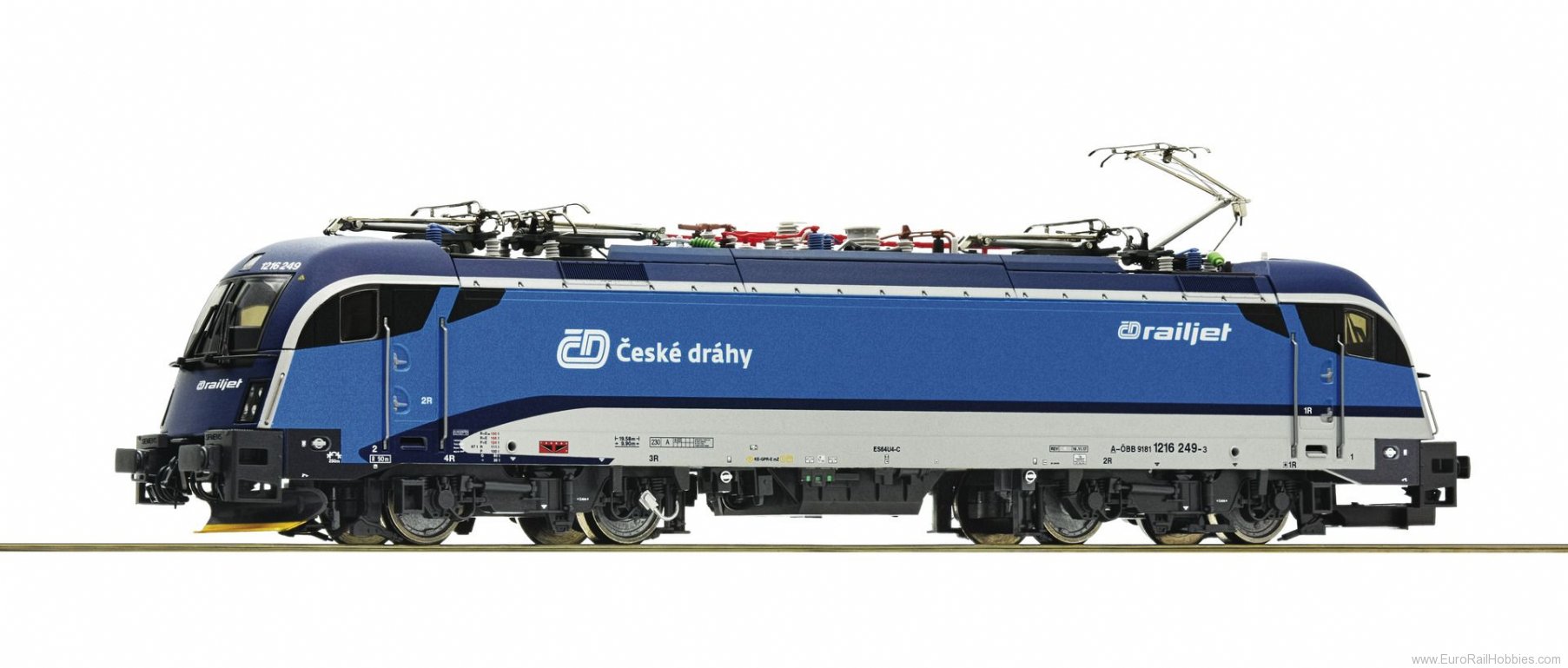 Roco 73219 HO Electric locomotive class 1216 Railjet,
