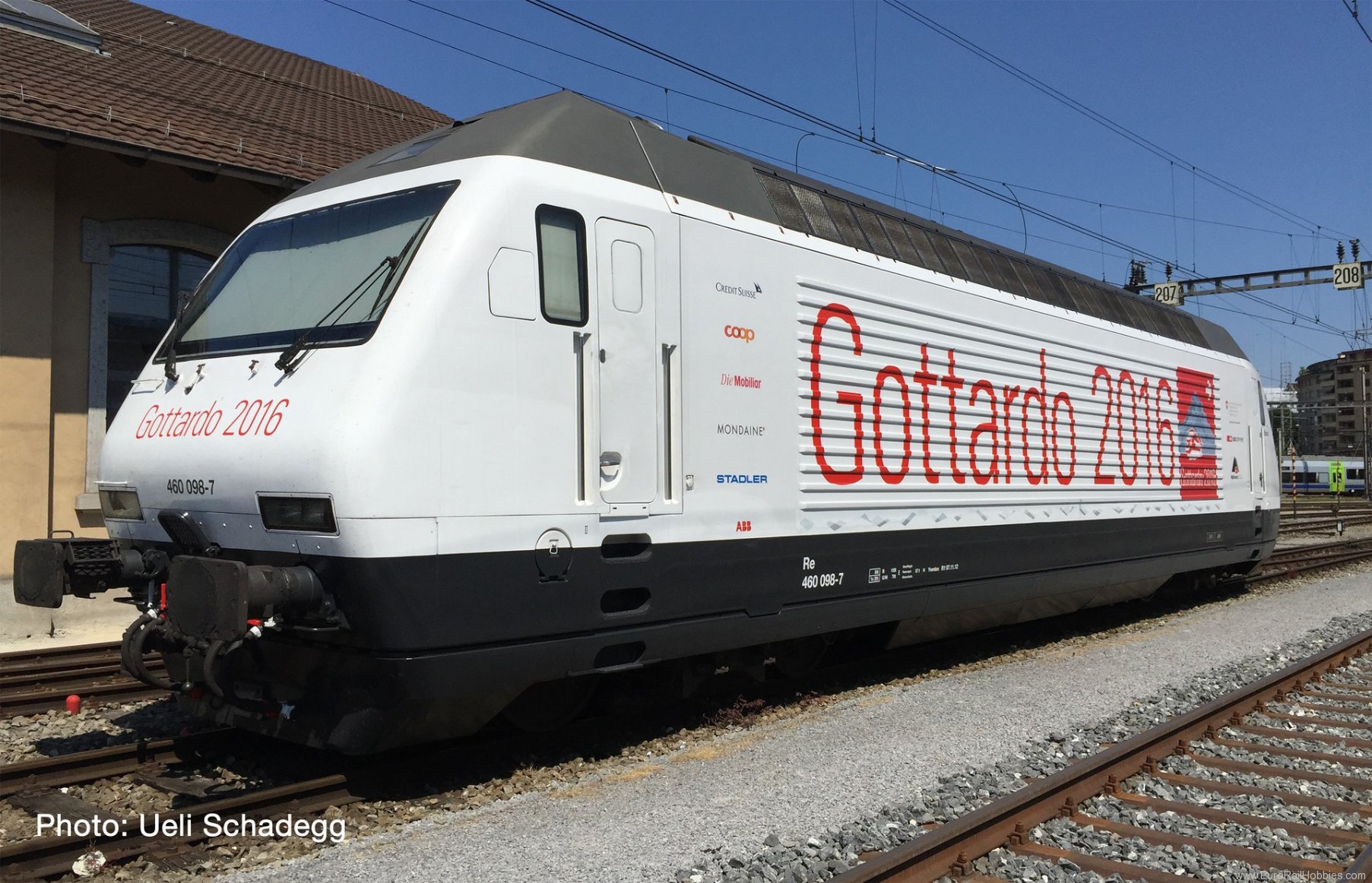 Roco 73278 HO SBB Electric Locomotive 460 098 ''''Gottardo'''',