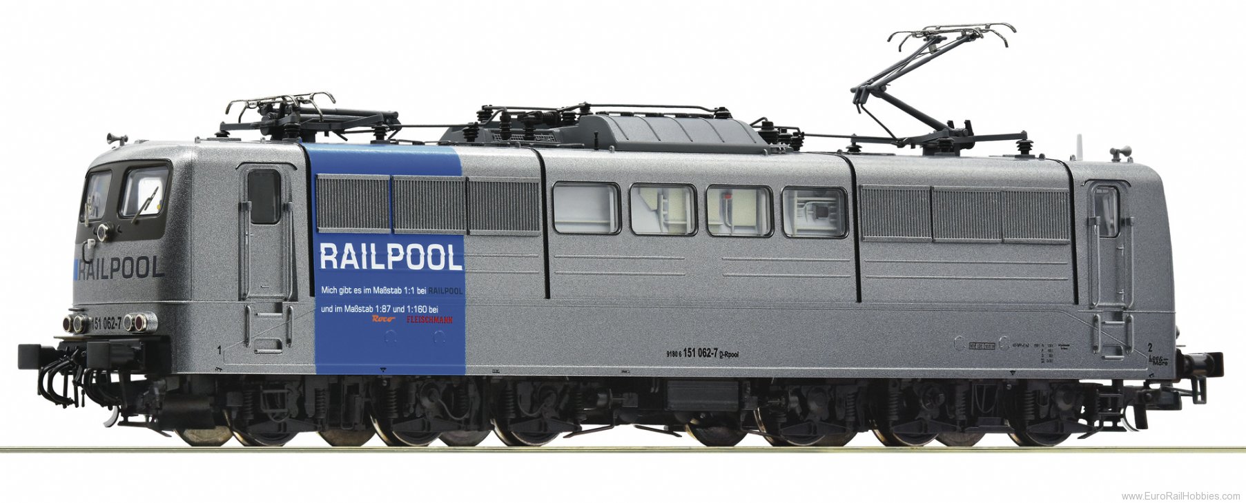 Roco 73406 HO Railpool class 151 Electric Locomotive