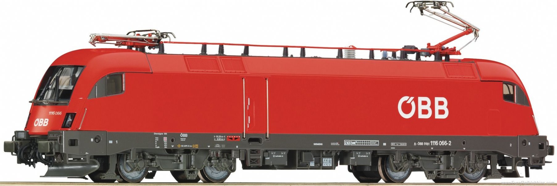 Roco 73532 HO OBB Electric Locomotive Rh 1116, Digital