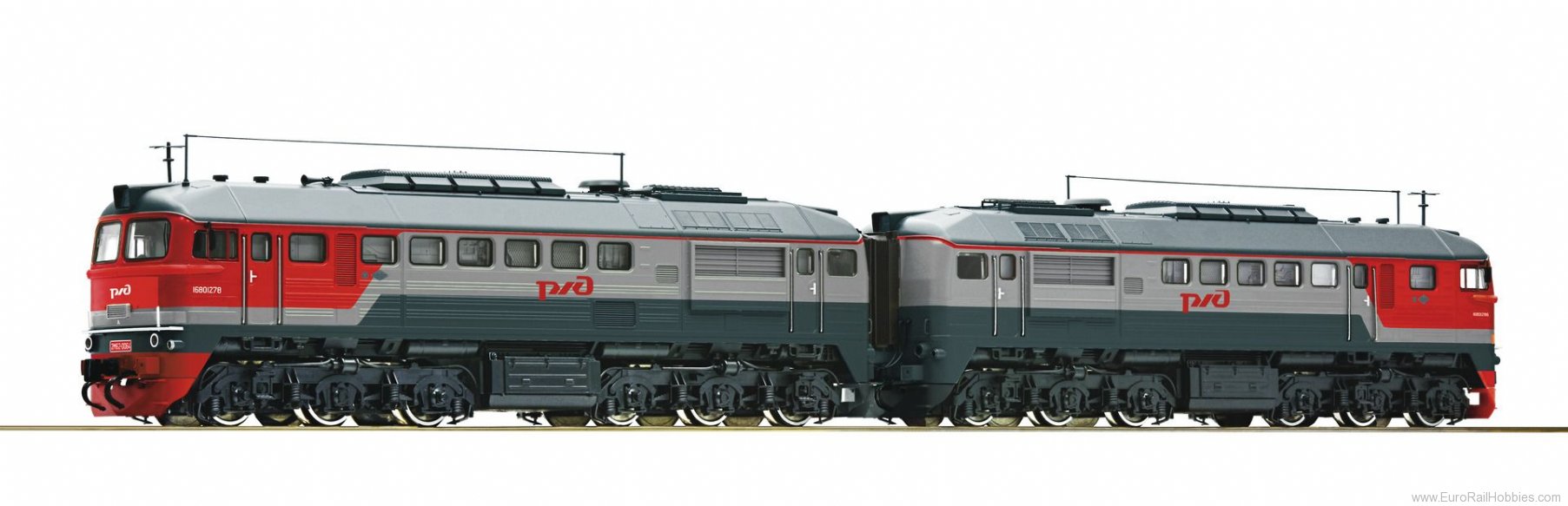 Roco 73792 HO RZD Diesel locomotive 2M62-0064,