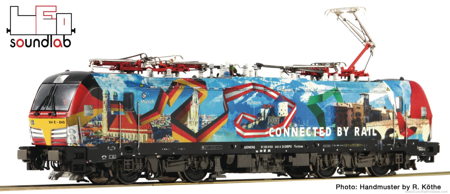 Roco 73979 HO Electric locomotive 193 640, MRCE (Digital