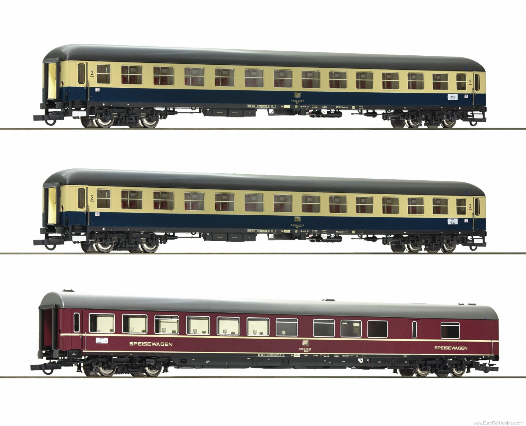 Roco 74181 HO DB 3 Piece Set D 229 "Johann Strauß",