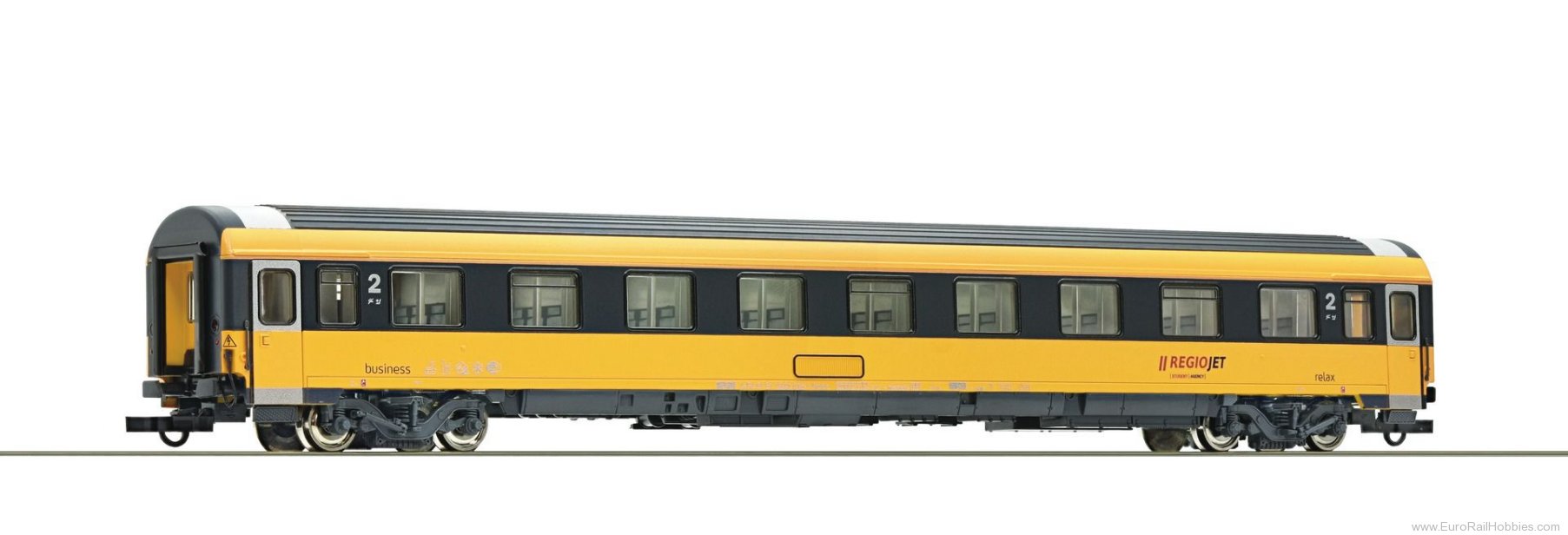 Roco 74336 HO 1st class passenger coach, Regiojet