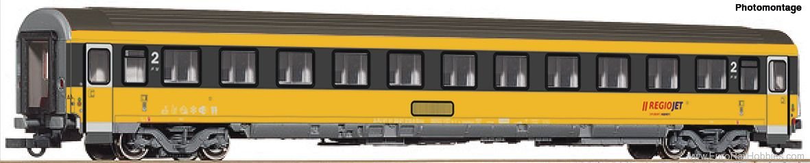 Roco 74338 HO 2nd class passenger coach, Regiojet