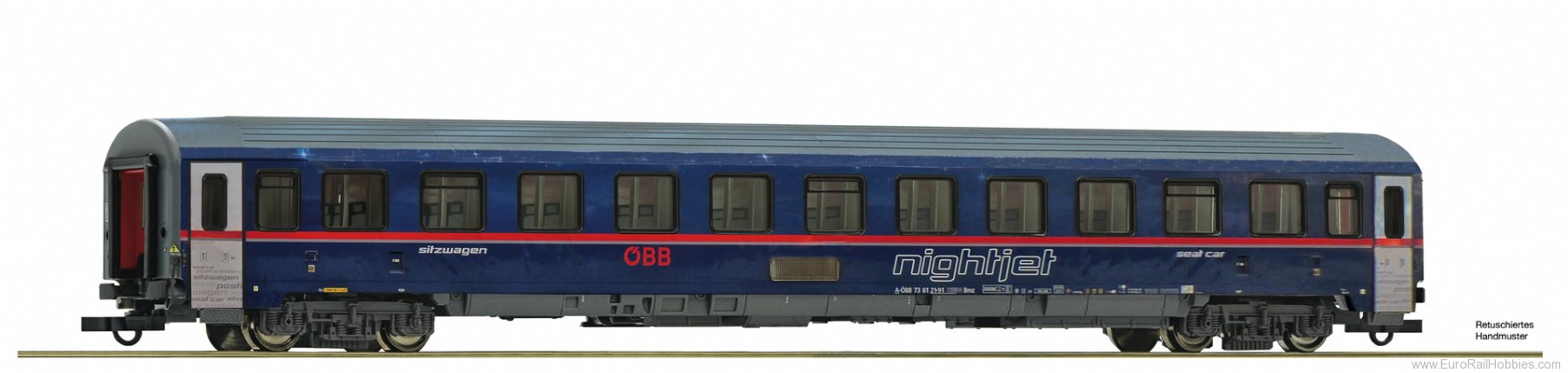 Roco 74340 HO Passenger coach “Nightjet”, ÖBB