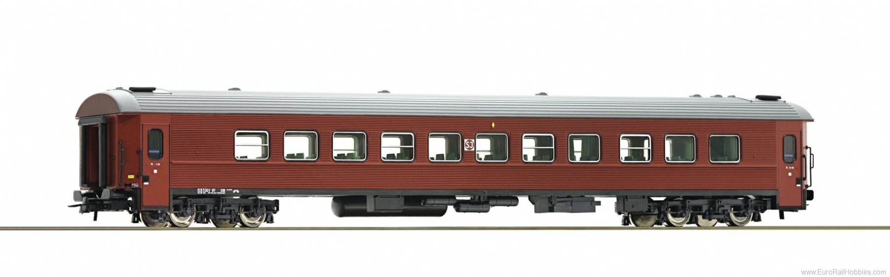Roco 74514 HO 2nd class passenger coach, SJ