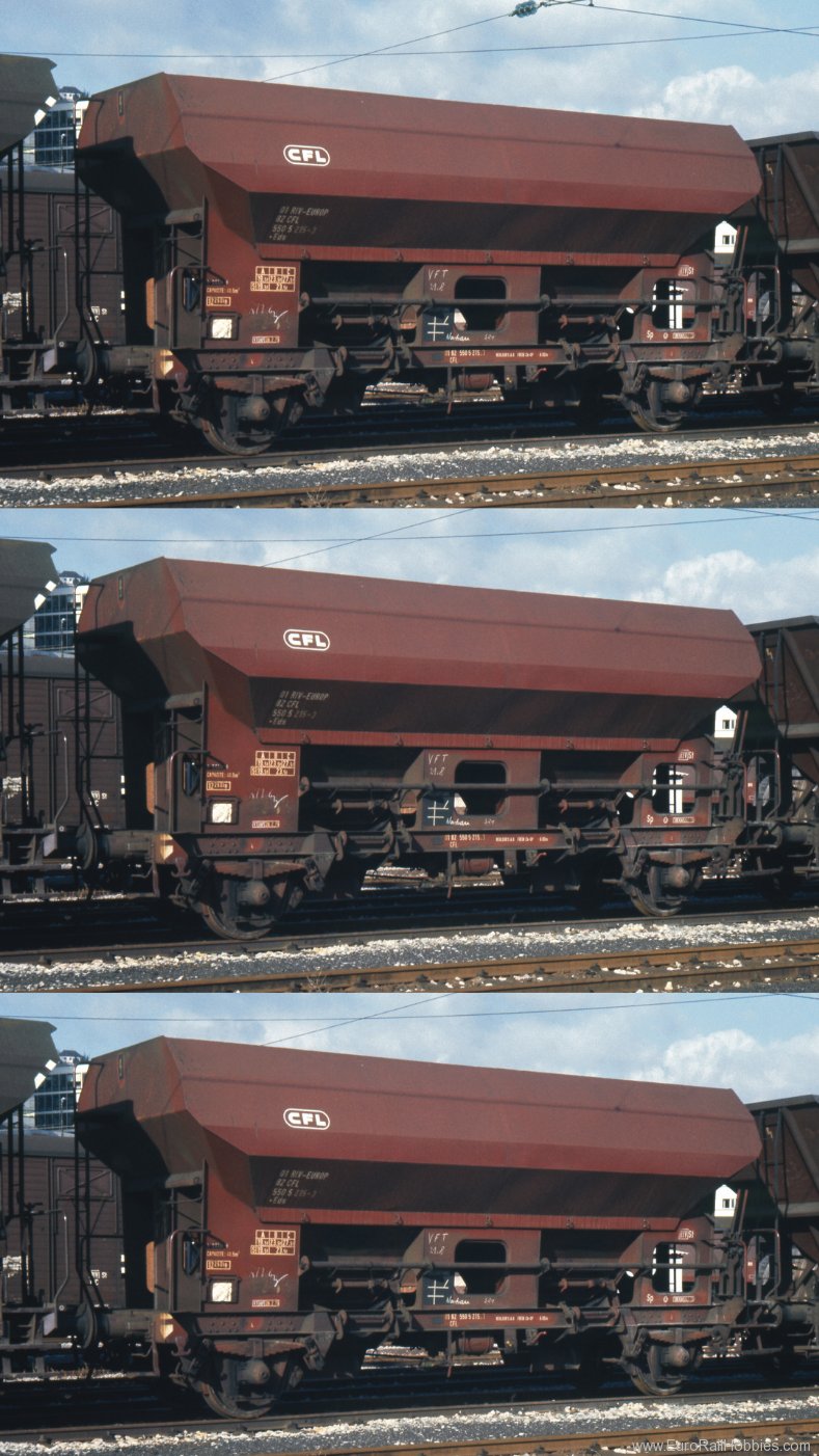 Roco 76173 HO 3 piece set: Self-unloading hopper