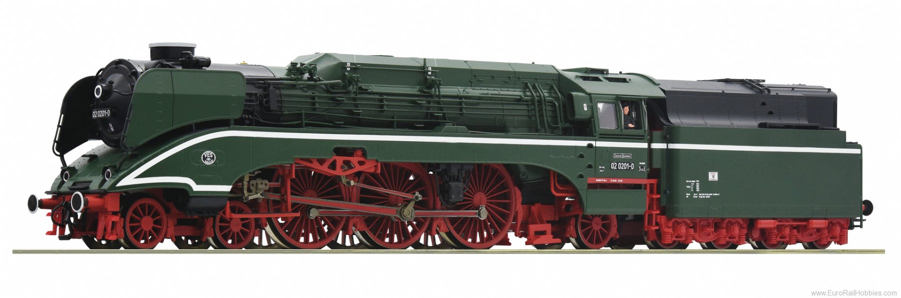 Roco 78202 HO DR cl 02 0201-0 Steam Locomotive (Marklin