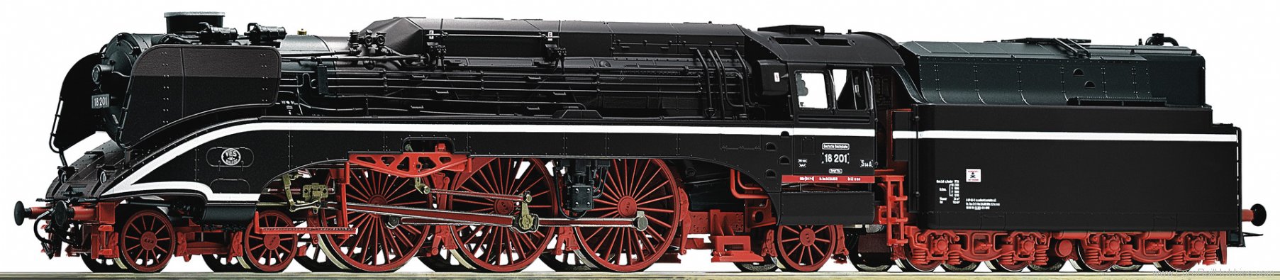 Roco 78247 HO Steam locomotive 18 201, DR (AC Digital