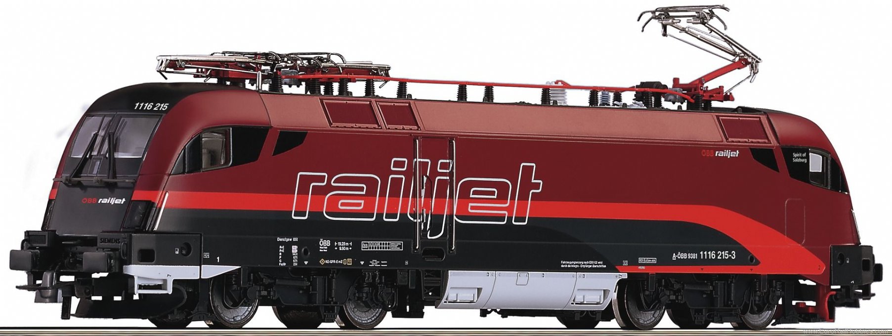 Roco 79531 HO OBB Electric Locomotive 1116 Railjet