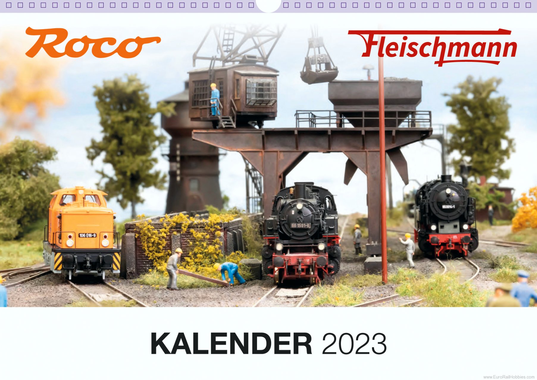 Roco 81845 HO 2023 ROCO-FLEISCHMANN Picture Calendar