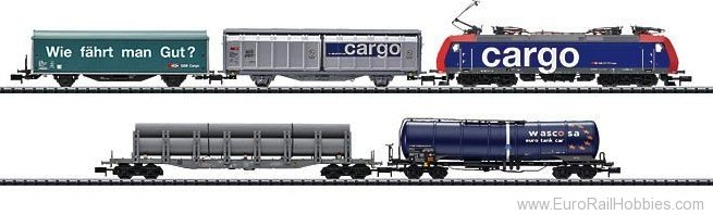 Trix 11131 N SBB Era V Freight Train Digital Starter