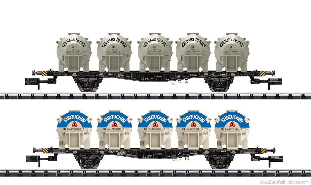 Trix 15744 N DB 2 Piece Container Transport Set