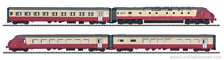 Trix 22132 HO NS cl DE TEE Diesel Rail Car Train