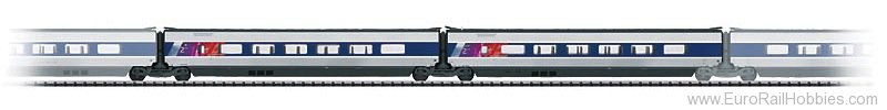 Trix 23439 HO Add-On Car Set 2 for the TGV POS 22364.