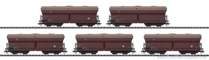 Trix 24107 HO DB 5 Piece ''Coal Transport'' Car Set.
