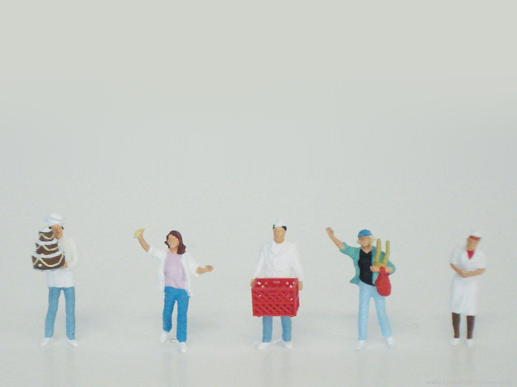 Vollmer 2324 HO Baker with Customers