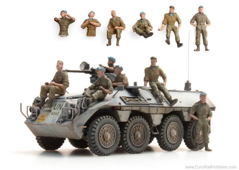 Artitec 387.163 HO DAF YP-408 Resting crew UNIFIL, 6 figures