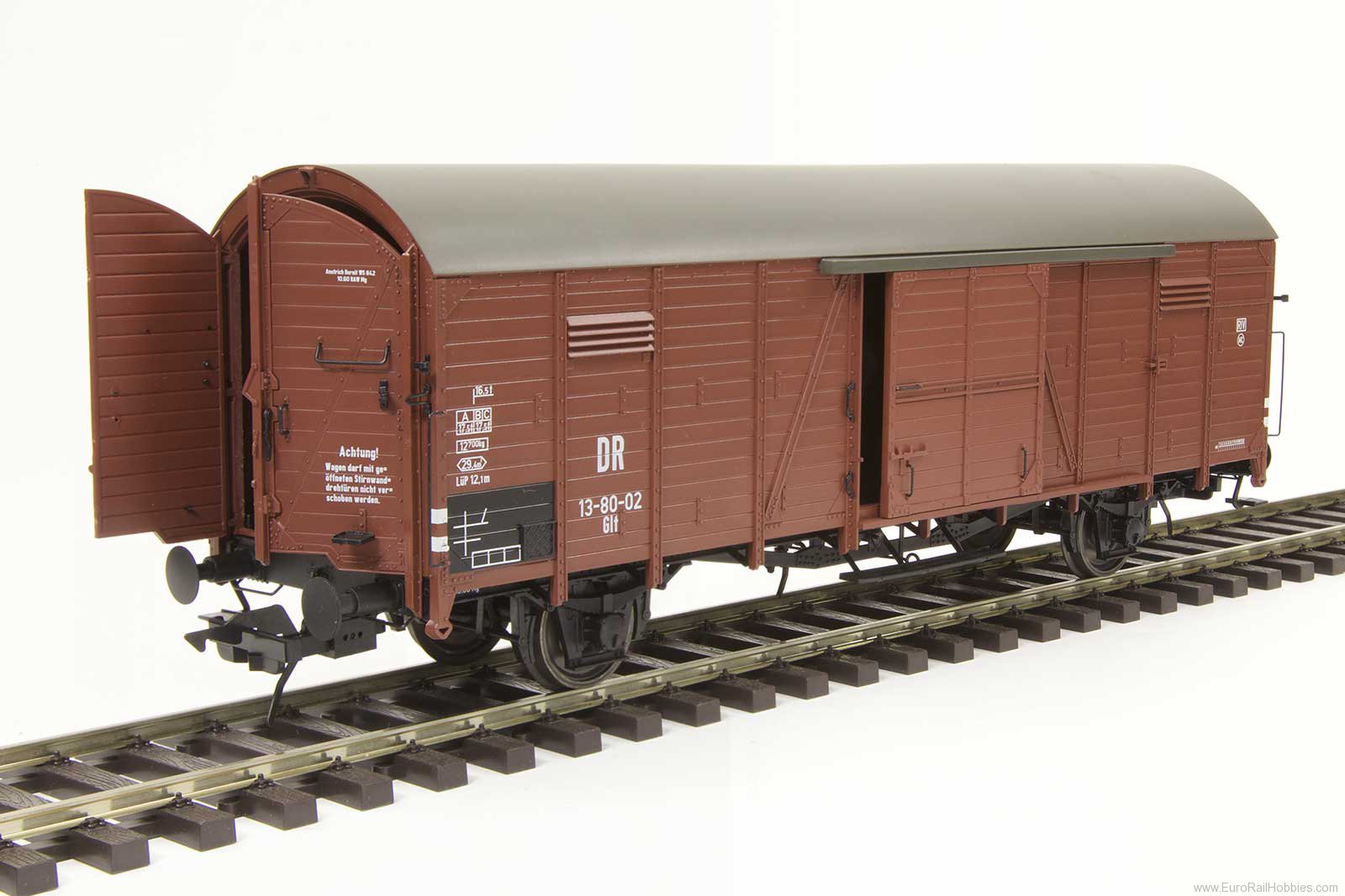 Lenz 42250.02 O DB Goods Wagon Glt 23 Dresden DR, front-doors