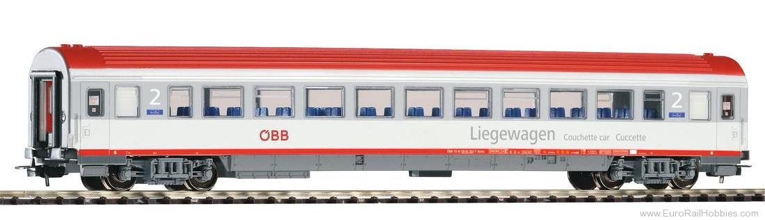Piko 58666 HO OCC Passenger Car EC Design V, grey-red